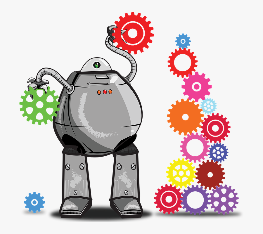 Robot, Arms, Gears, Stack, Manufacturing, Arm - Cartoon , Free ...