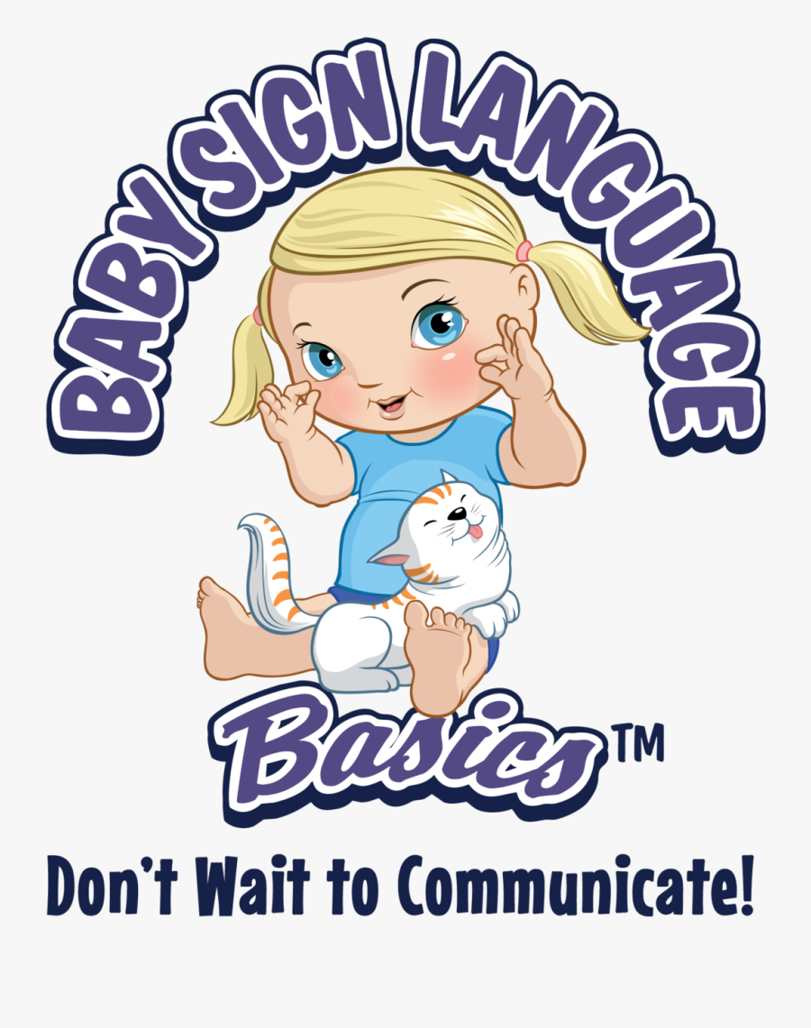 Learn Baby Sign At - Cartoon , Free Transparent Clipart - ClipartKey