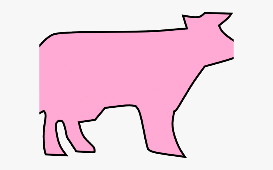 Outline Of A Cow - Clip Art , Free Transparent Clipart - ClipartKey