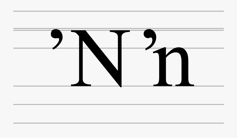 N Apostrophe , Free Transparent Clipart - ClipartKey