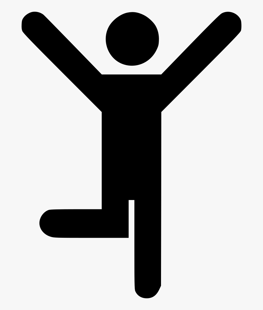 Hurray One Leg Svg Png Icon Free Download , Free Transparent Clipart ...