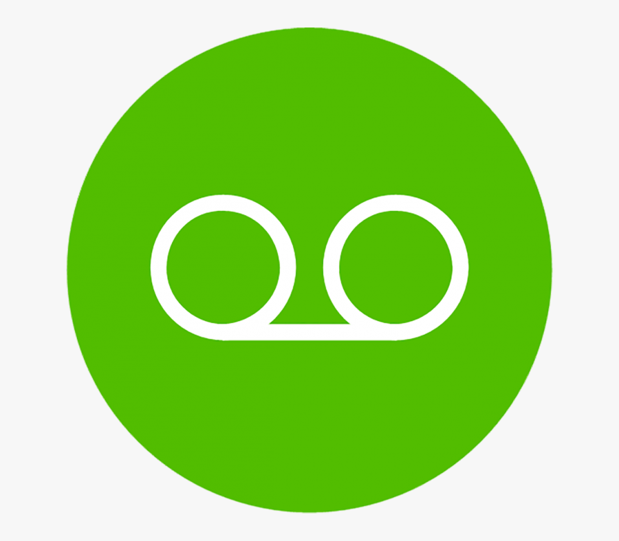 Clipart Telephone Voicemail - Voicemail Icon Green , Free Transparent ...
