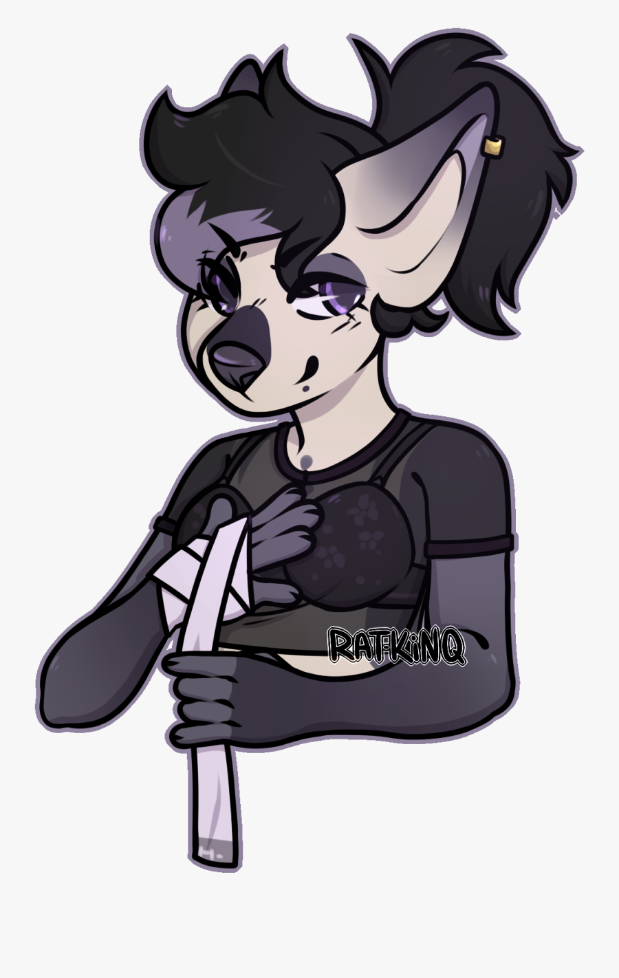 Big Tiddie Goth Gf - Cartoon , Free Transparent Clipart - ClipartKey
