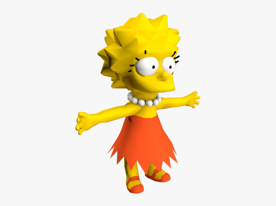 Lisa Simpson T Pose , Free Transparent Clipart - ClipartKey