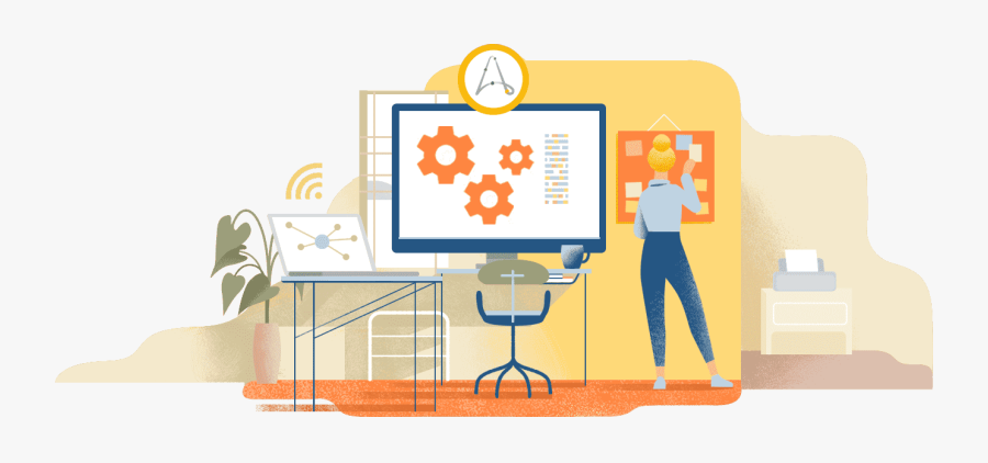 Illustration Automation Anywhere Digital Workers - Cartoon , Free ...