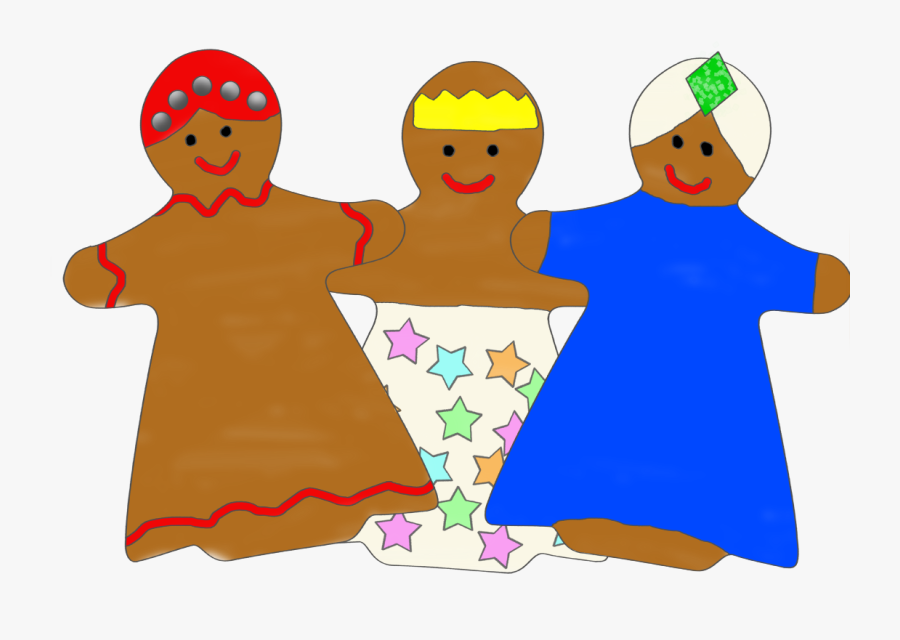 Gingerbread Wise Men - Cartoon , Free Transparent Clipart - ClipartKey