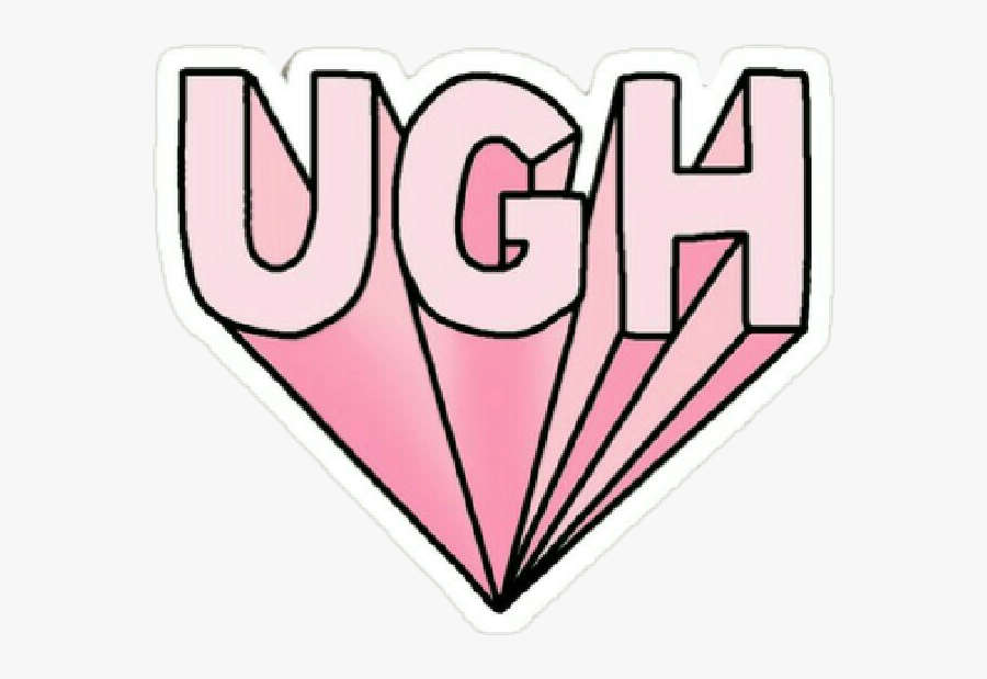 Monday Clipart Ugh - Ugh Sticker , Free Transparent Clipart - ClipartKey