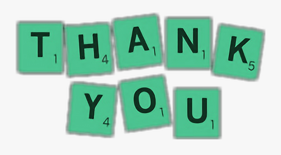 Thank You Scrabble Tiles , Free Transparent Clipart - ClipartKey