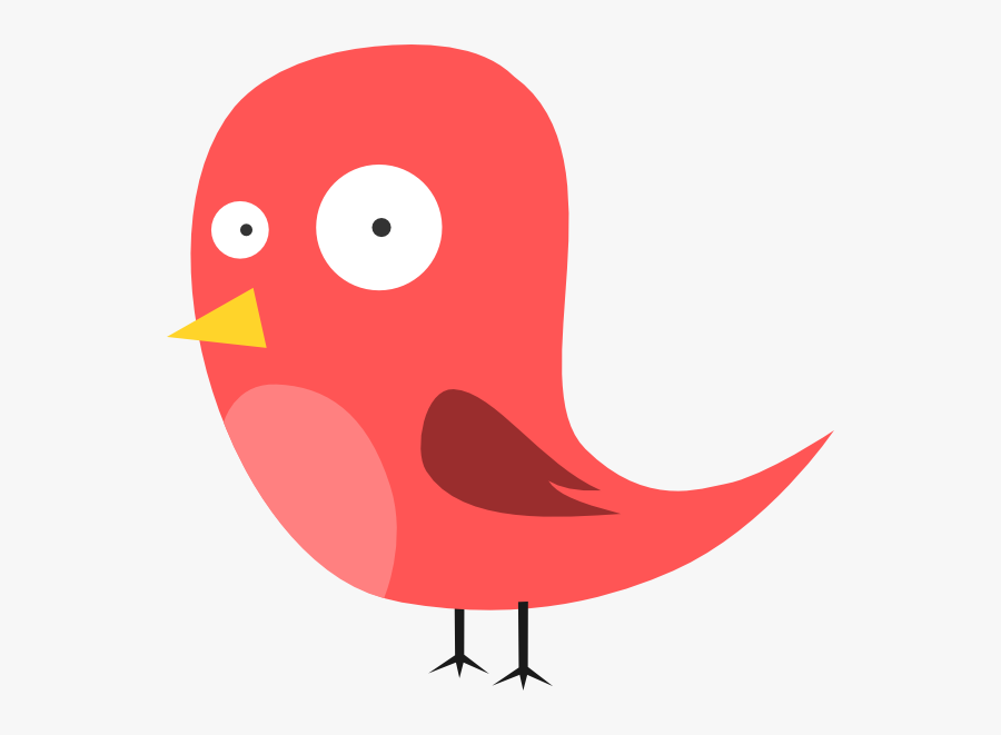 Transparent Red Bird Cartoon , Free Transparent Clipart - ClipartKey