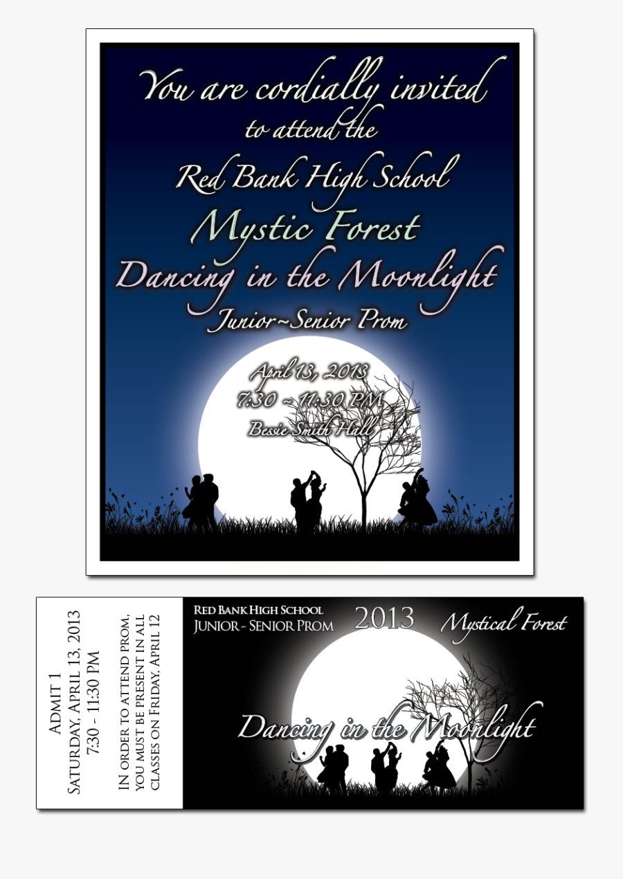 Redbank High School Prom Invitations/tickets 2012-2013 - High School ...