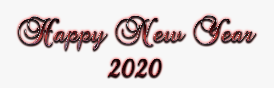 Happy New Year 2020 Transparent Background - Background New Year 2020 ...