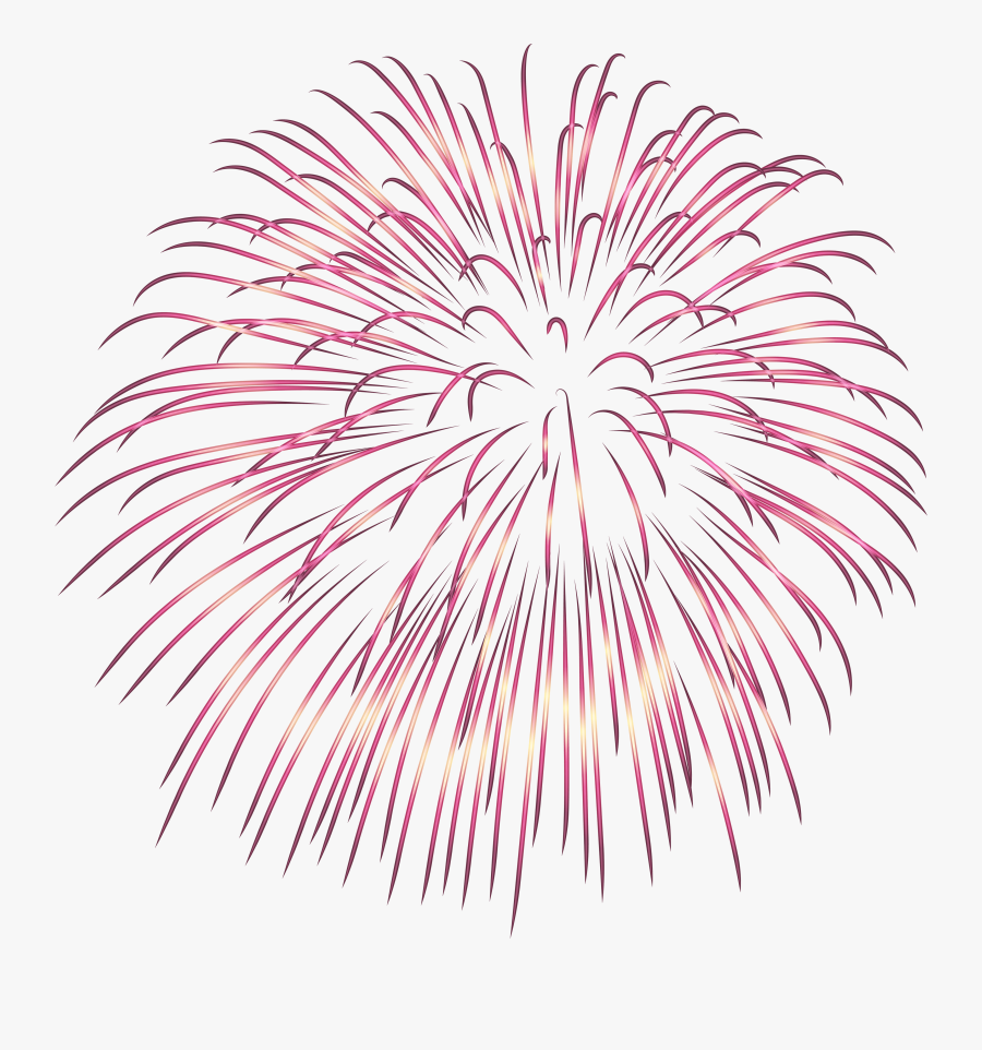 Fireworks Clipart Pink - Png Transparent Firework Transparent ...
