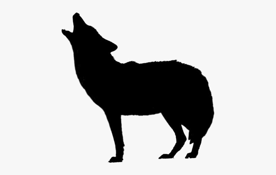 Transparent Jackal Howling Png Clip Art - Fox Sitting Silhouette , Free ...