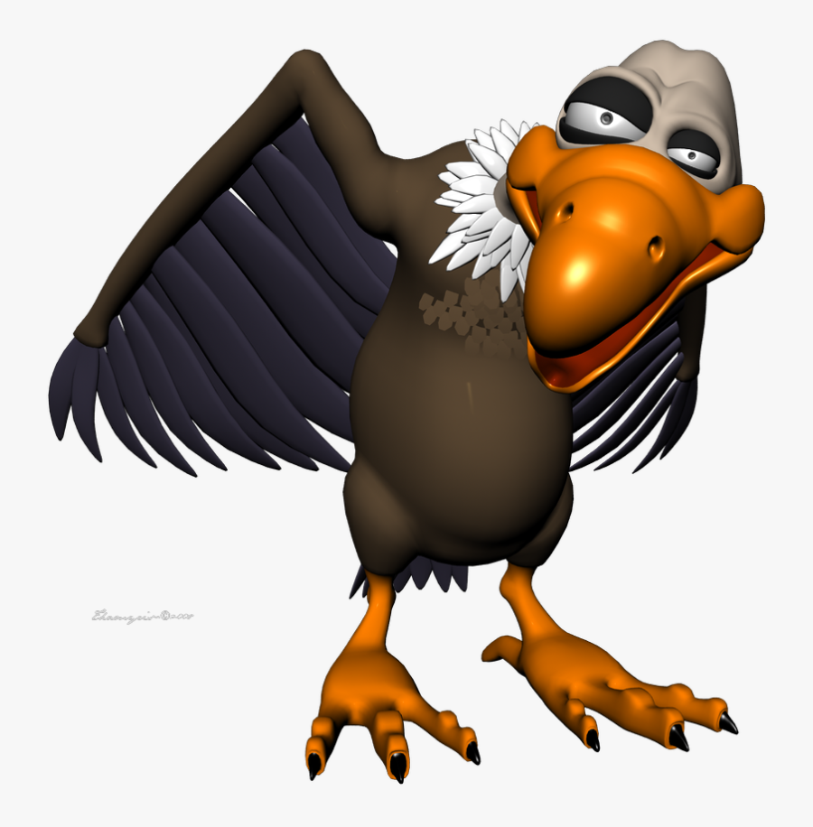 Transparent Vulture Clipart - Cartoon Vulture Png , Free Transparent ...