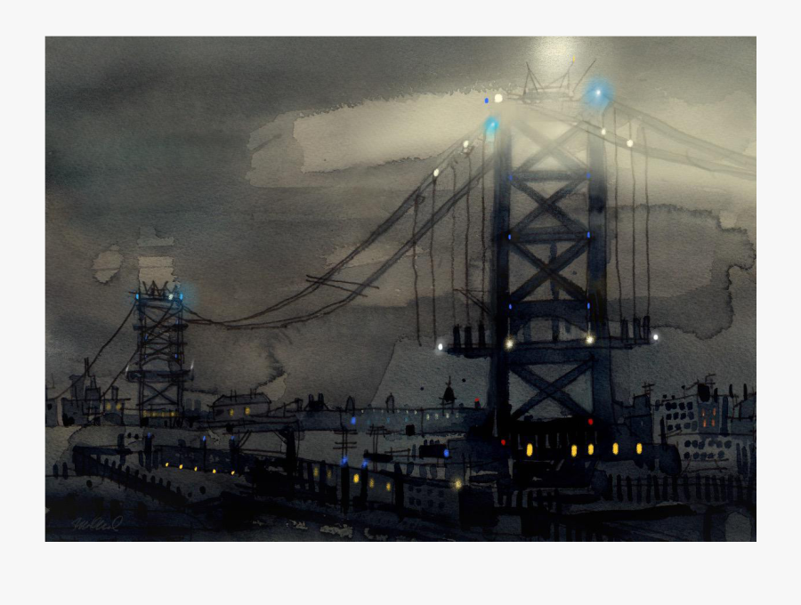 Ben Franklin Bridge Png - Transporter Bridge , Free Transparent Clipart ...