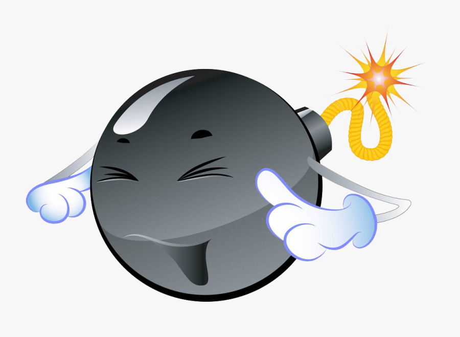 Cartoon Hand Painted Mine Handpainted Transprent Png - Cartoon Bomb ...