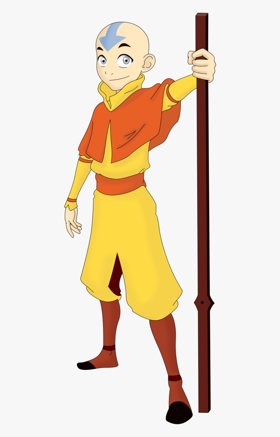 Aang Vector By Eduardowar-d58ovpv - Aang Png , Free Transparent Clipart ...