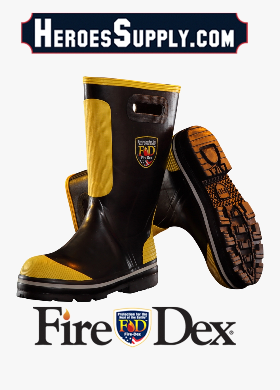 Fire Dex Rubber Boots - Fire Dex , Free Transparent Clipart - ClipartKey