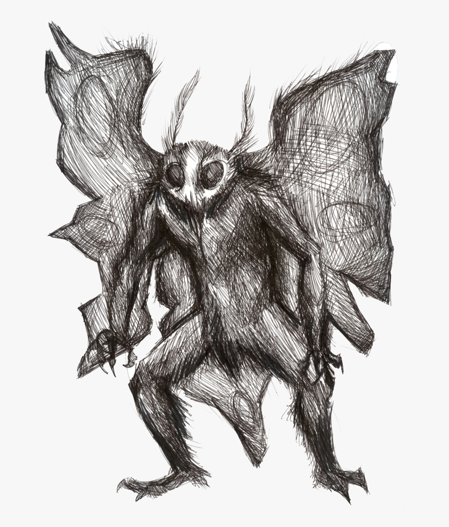 Moth Man Png Pic - Mothman Png , Free Transparent Clipart - ClipartKey