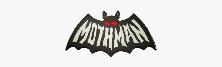 Mothman Pin - Mothman Patch , Free Transparent Clipart - ClipartKey