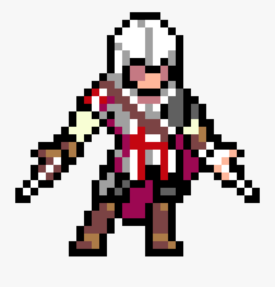 Assassin's Creed Piskel , Free Transparent Clipart - ClipartKey