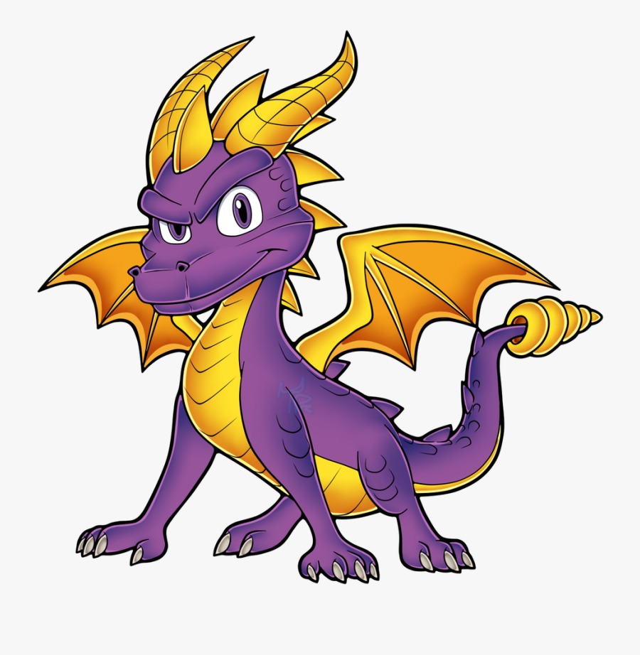 Spyro The Dragon Twitter - Cartoon , Free Transparent Clipart - ClipartKey