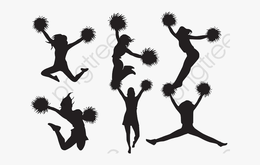 Cheerleaders, Simple, Sketch, Refinement Png Transparent - Cheerleader ...