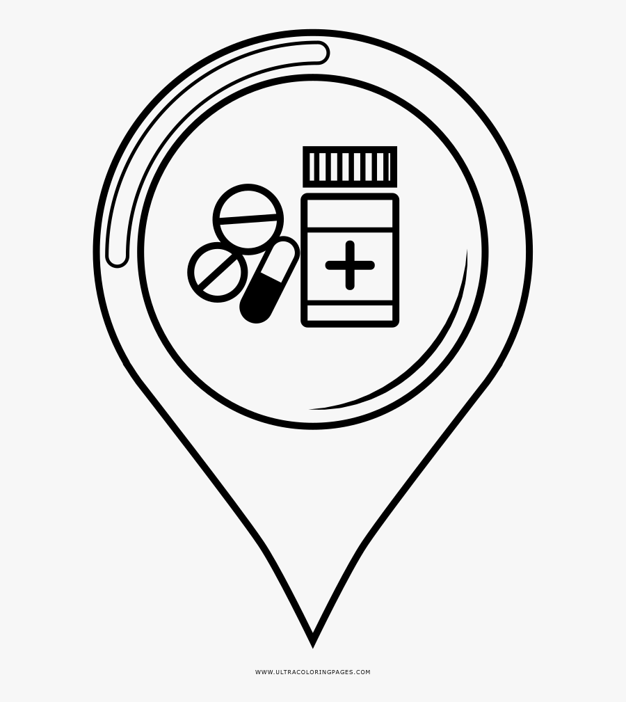 Pharmacy Coloring Pages Sketch Coloring Page