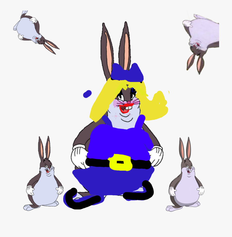 Big Chungus Mom - Cartoon , Free Transparent Clipart - ClipartKey