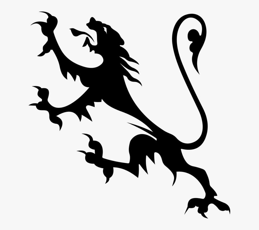 Vintage, Heraldic, Panther, Silhouette, Medieval - Graphic Design ...