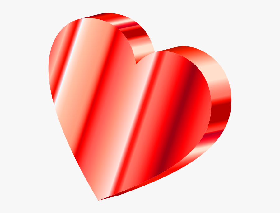 3d Heart Vector Png - 3d Heart Png , Free Transparent Clipart - ClipartKey