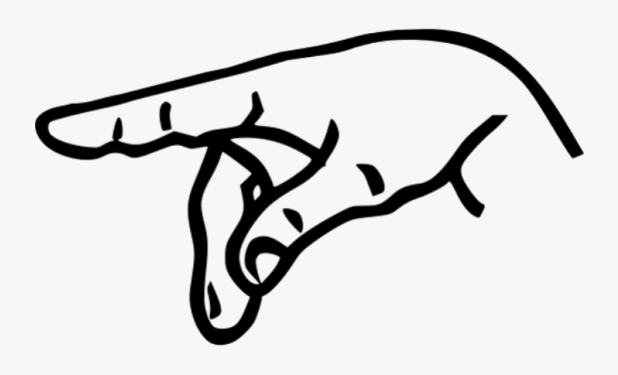 Sign Language Alphabet P , Free Transparent Clipart - ClipartKey
