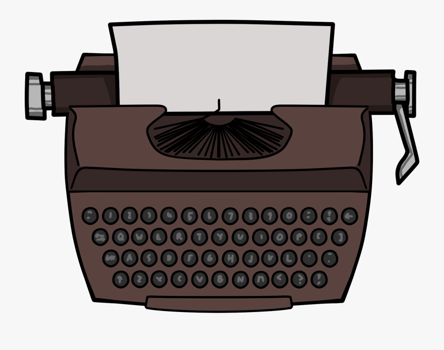 Clip Art Old Fashioned Typewriter Clipart - Typewriter Animated , Free ...