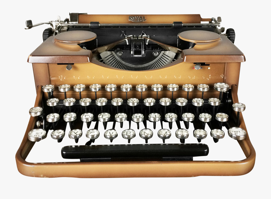 Transparent Typewriter Png - Transparent Vintage Typewriter Png , Free ...