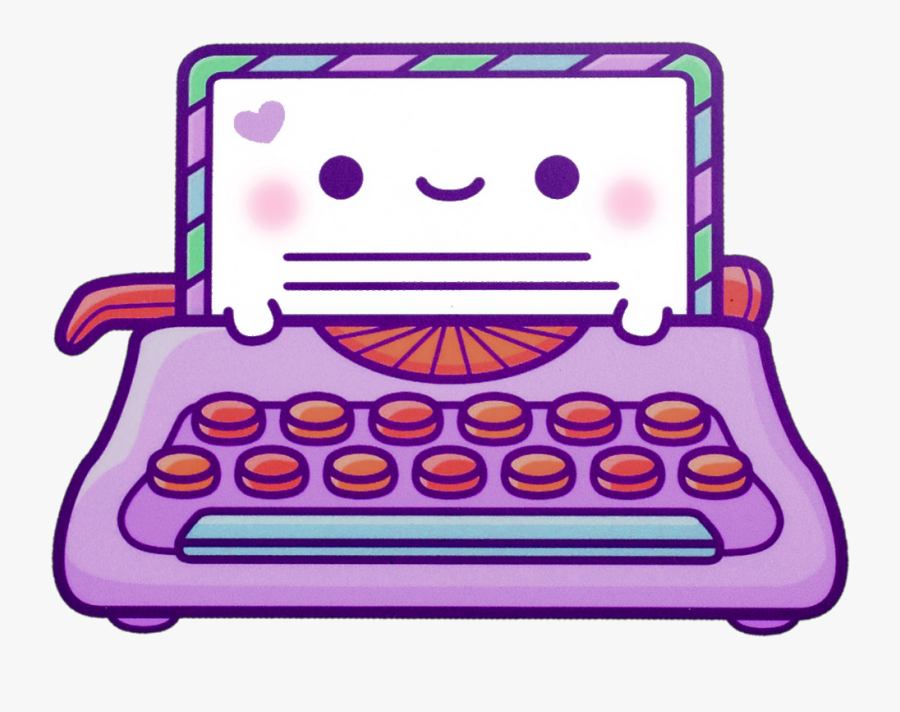 #kawaii #typewriter - Kawaii Typewriter , Free Transparent Clipart ...