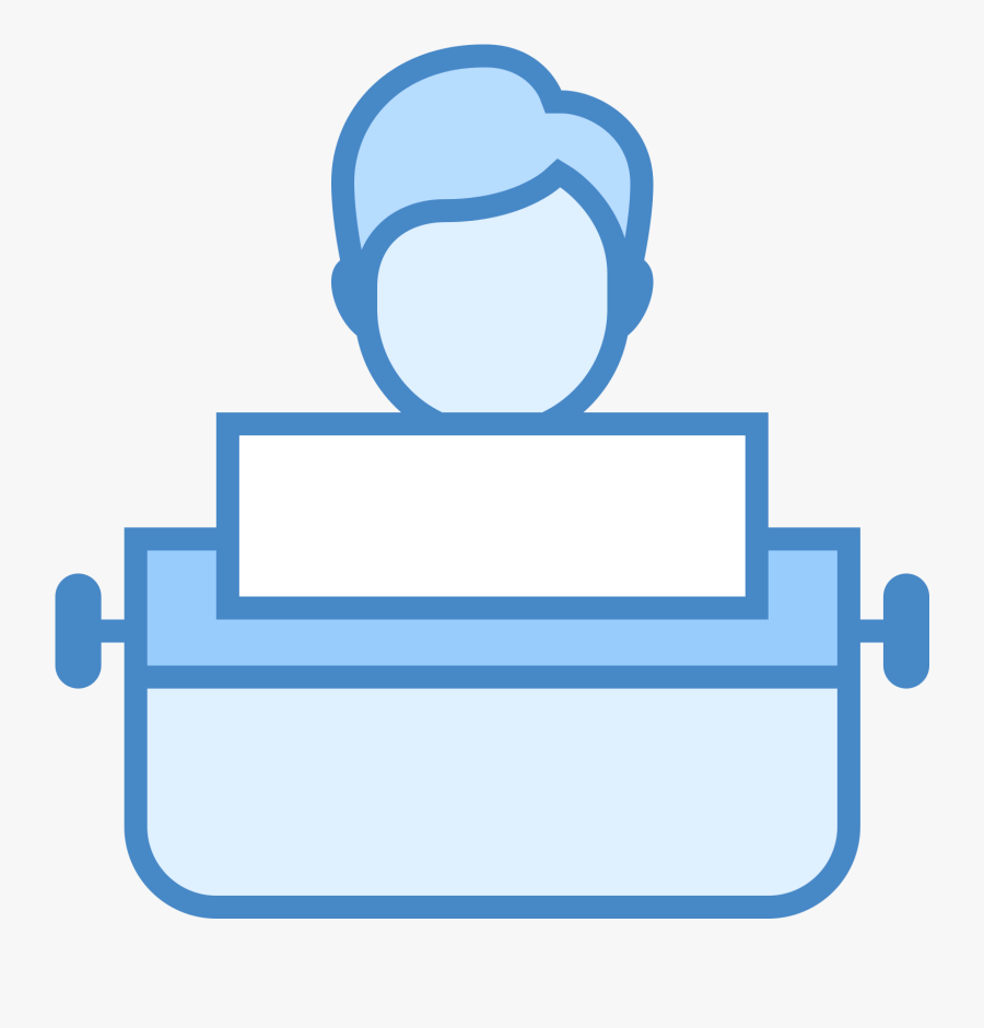 User Typing Using Typewriter Icon - Cambiar De Usuario Icono , Free ...