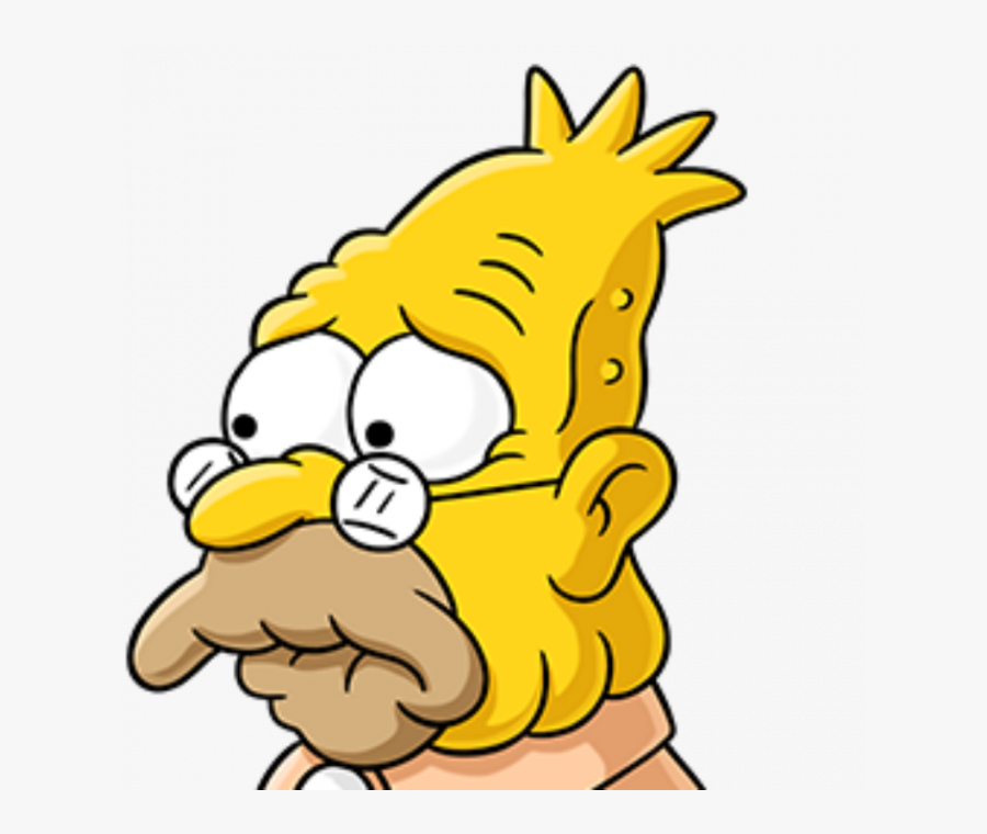Grandpa Clipart Grampa - Grandpa Simpson Head Png , Free Transparent ...