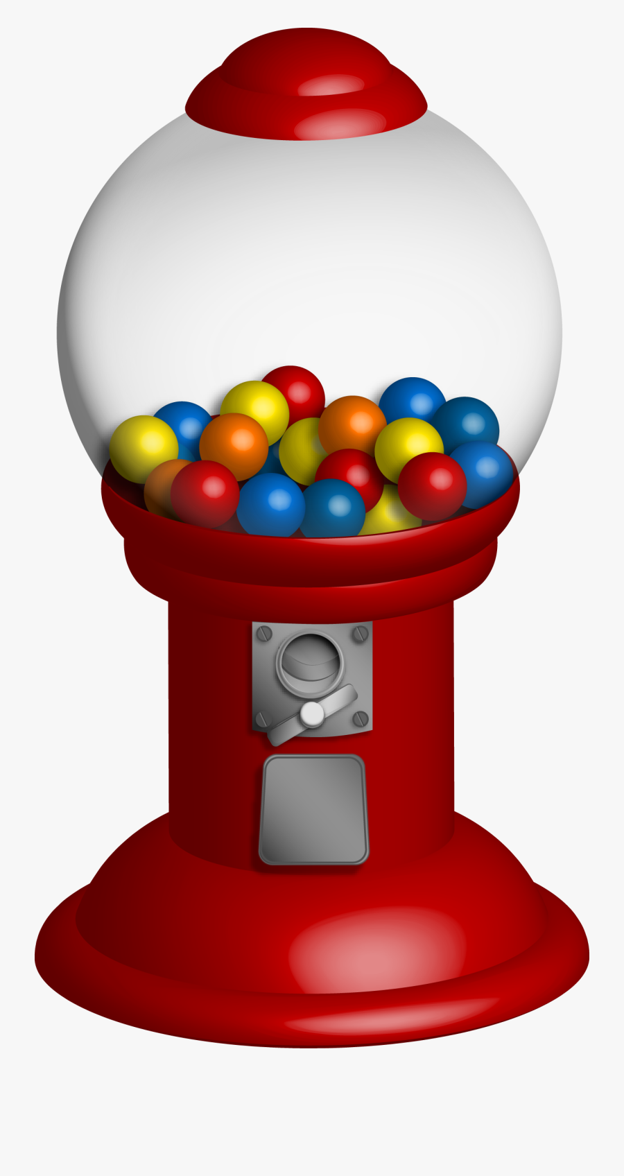 Gumball Machine Clipart - Bubble Gum Machine Clipart Png , Free ...