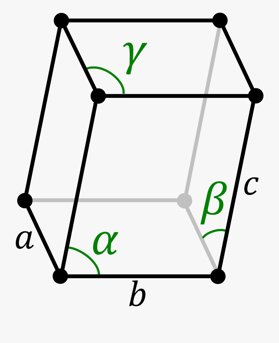 Transparent Crystal Clipart - Rhombohedral Crystal Structure , Free ...