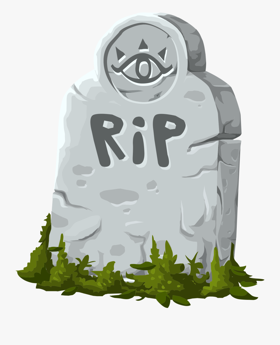 Rip Gravestone Marker Vector Clipart Image - Grave Clip Art , Free ...