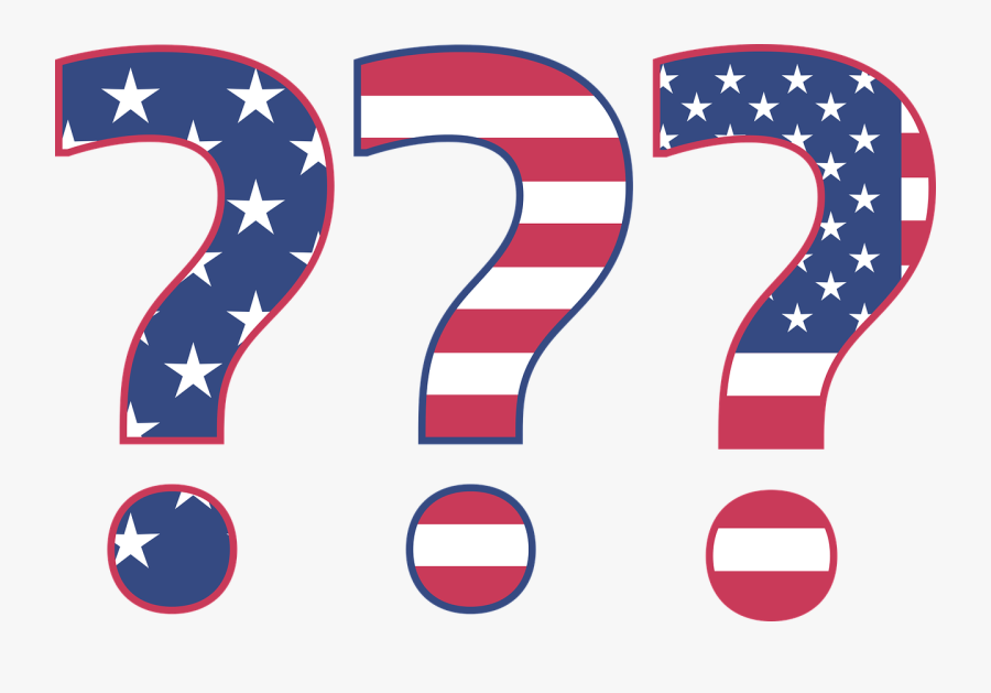 American Flag Question Mark Png - Usa With A Question Mark , Free ...
