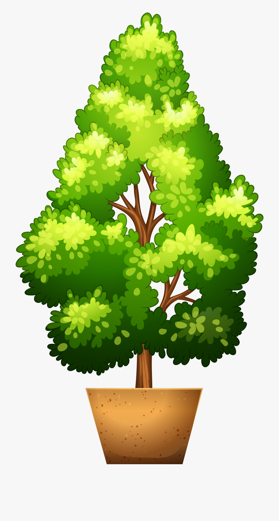 Tree In Pot Clipart , Free Transparent Clipart - ClipartKey