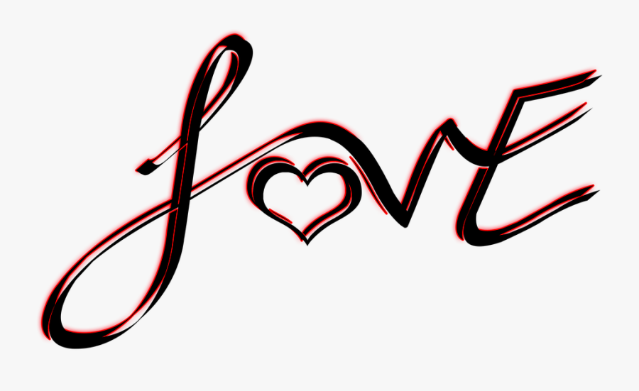 Love Word Png - Love Text Png Hd , Free Transparent Clipart - ClipartKey