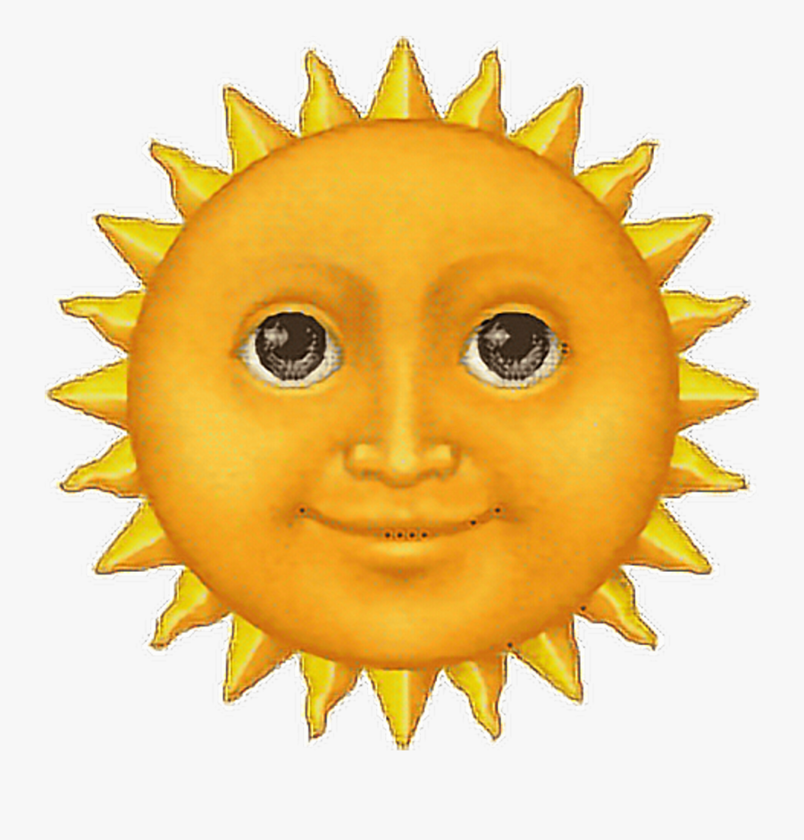 Sunshine Clipart Emoji - Sun Emoji Transparent Background , Free ...