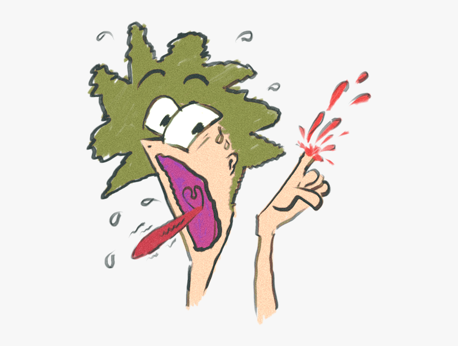 Finger Cut Messages Sticker-6 - Cartoon , Free Transparent Clipart ...