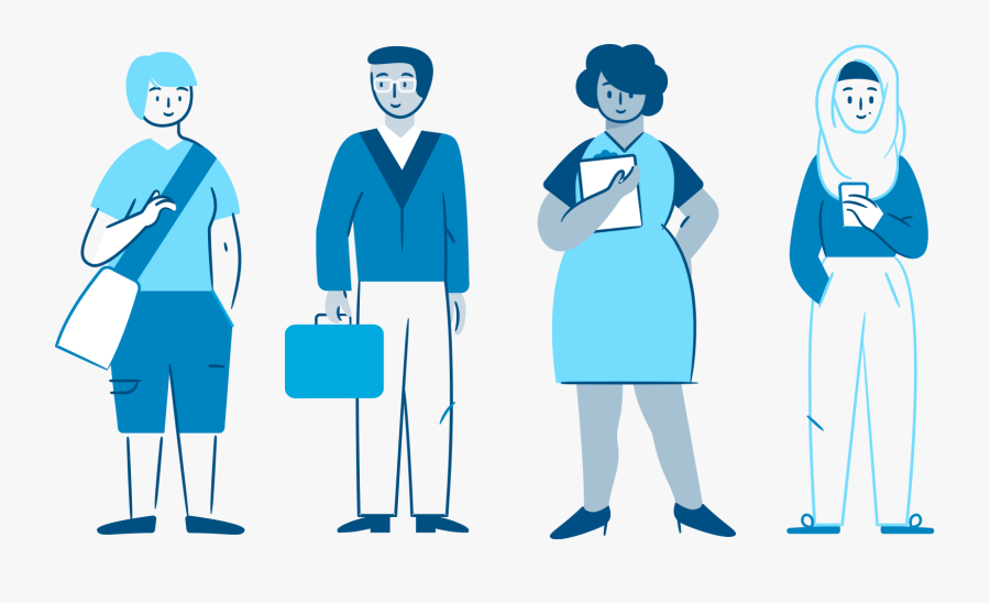 Full-body Design Of Different Characters - Character Illustrations ...