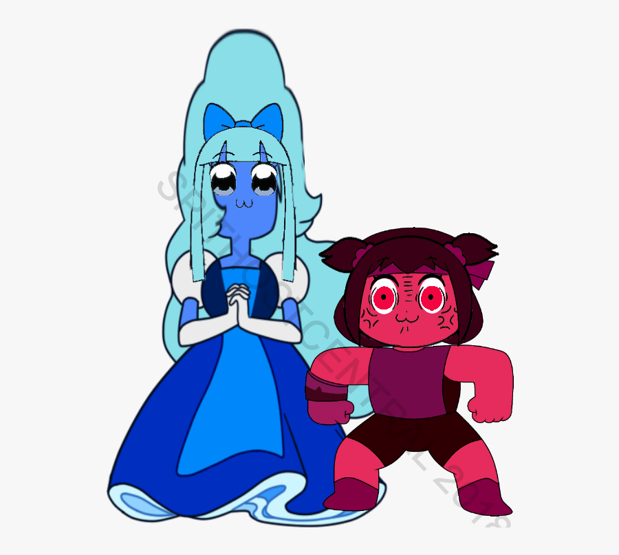 Blue Fictional Character Mammal Cartoon Vertebrate - Ruby Steven Universe Png , Free Transparent ...