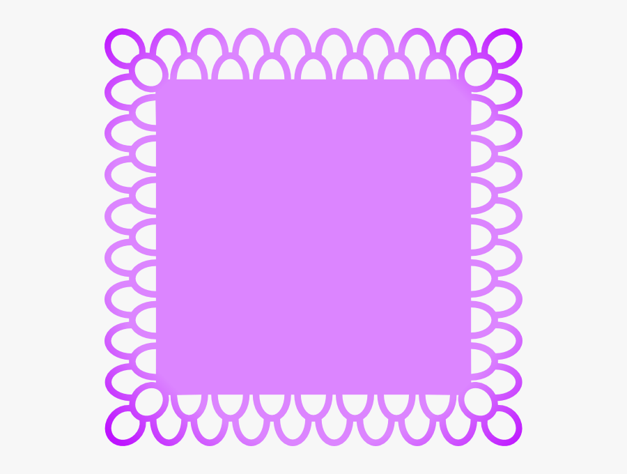 Scalloped Border Png -clip Art Black And White Page - Clip Art , Free ...