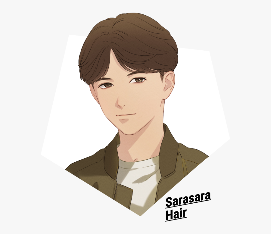 Sarasara Hair - Cartoon , Free Transparent Clipart - ClipartKey