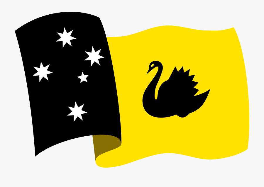 Redesignsproposed Flag Of Western Australia Waving - Black Swan Wa Flag ...
